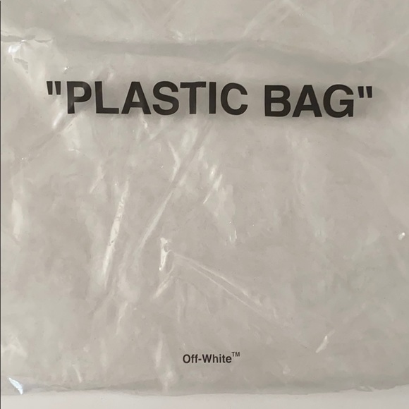 Off-White | Bags | Offwhite Plastic Bag | Poshmark